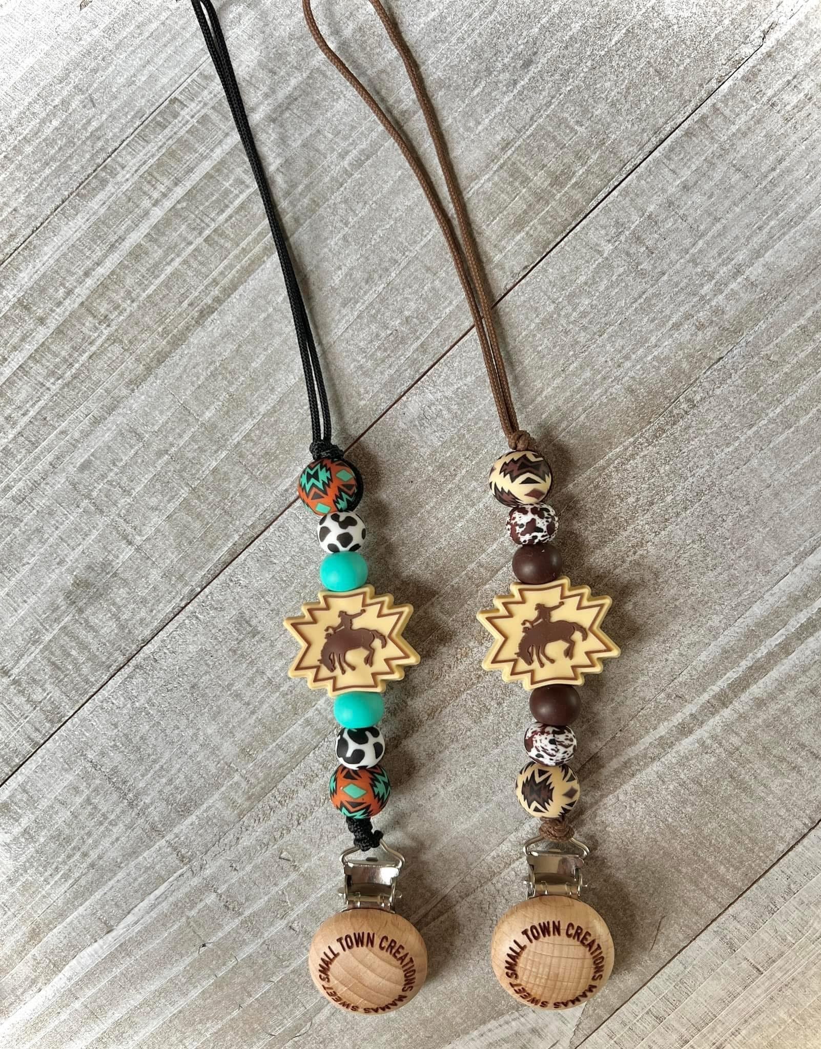 Bucking Horse Pacifier Holder – Mama's Sweet Small Town Creations